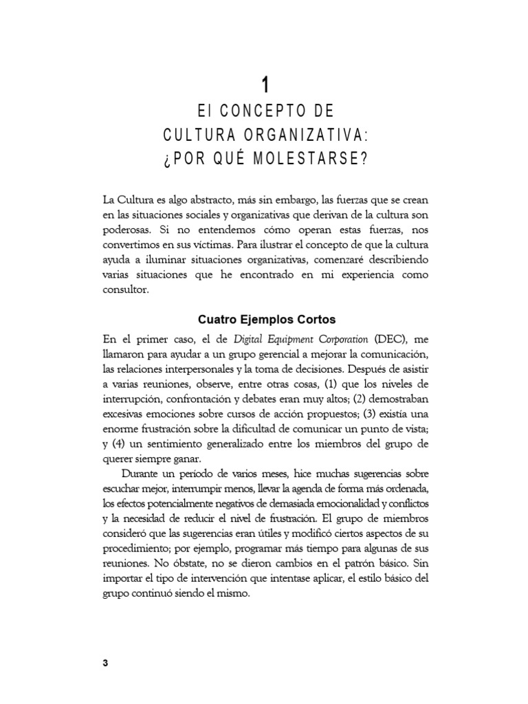 O2.6 Schein, Organizational Culture Leadership (SPA) | PDF