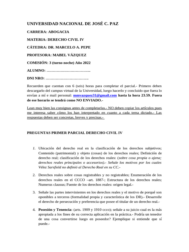 primer parcial C3-2022 | PDF