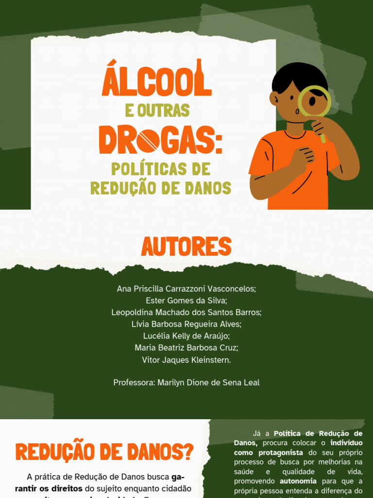 Cartilha Álcool e Outras Drogas e Redução de Danos | PDF