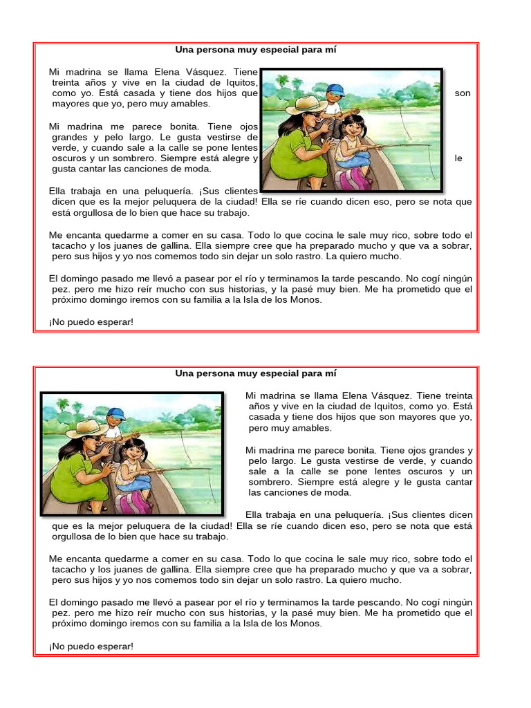 Una Persona Muy Especial para Mí | PDF