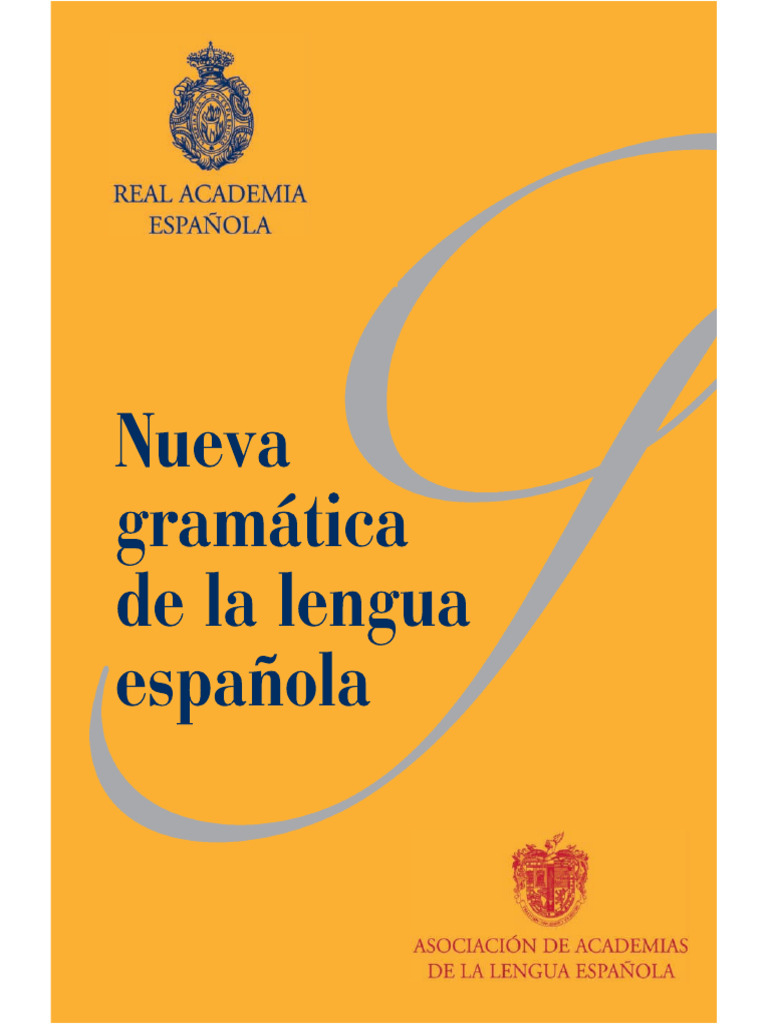 Nueva Gramatica de La Lengua Española | PDF