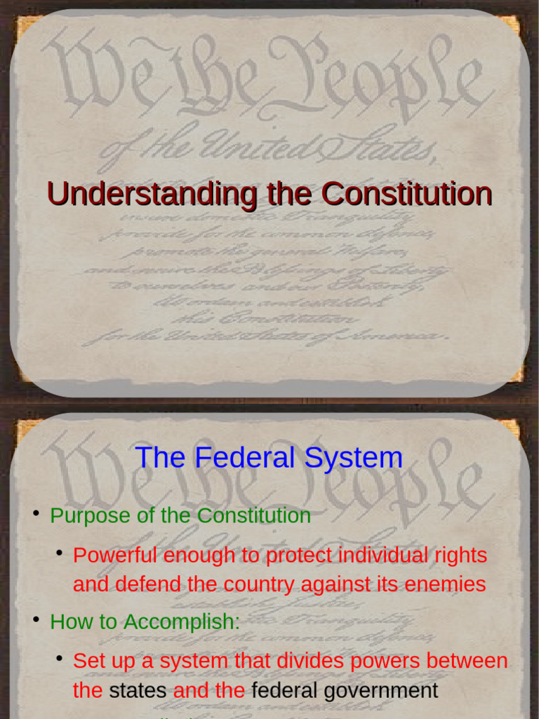 Understand Constitution | PDF