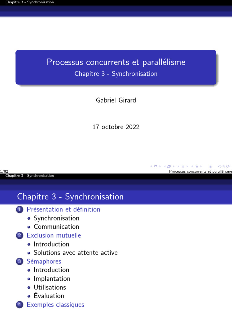 3 Synchronisation | PDF