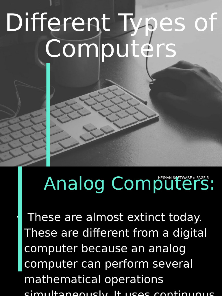 Different Types of Computers | PDF