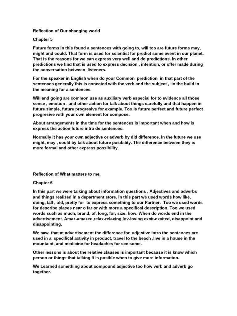 reflection textbook | PDF