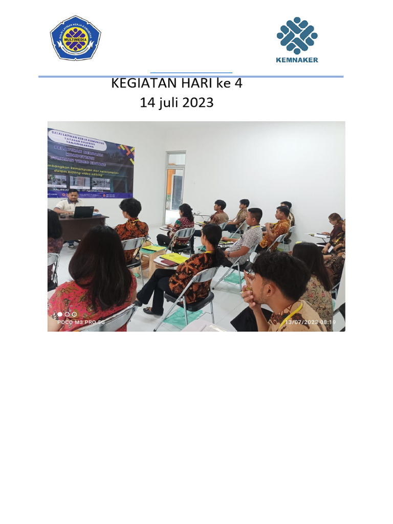 Foto Kegiatan Hari 4 | PDF