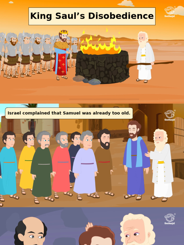 Week 1 - King Saul's Disobedience + Memory Verse | PDF