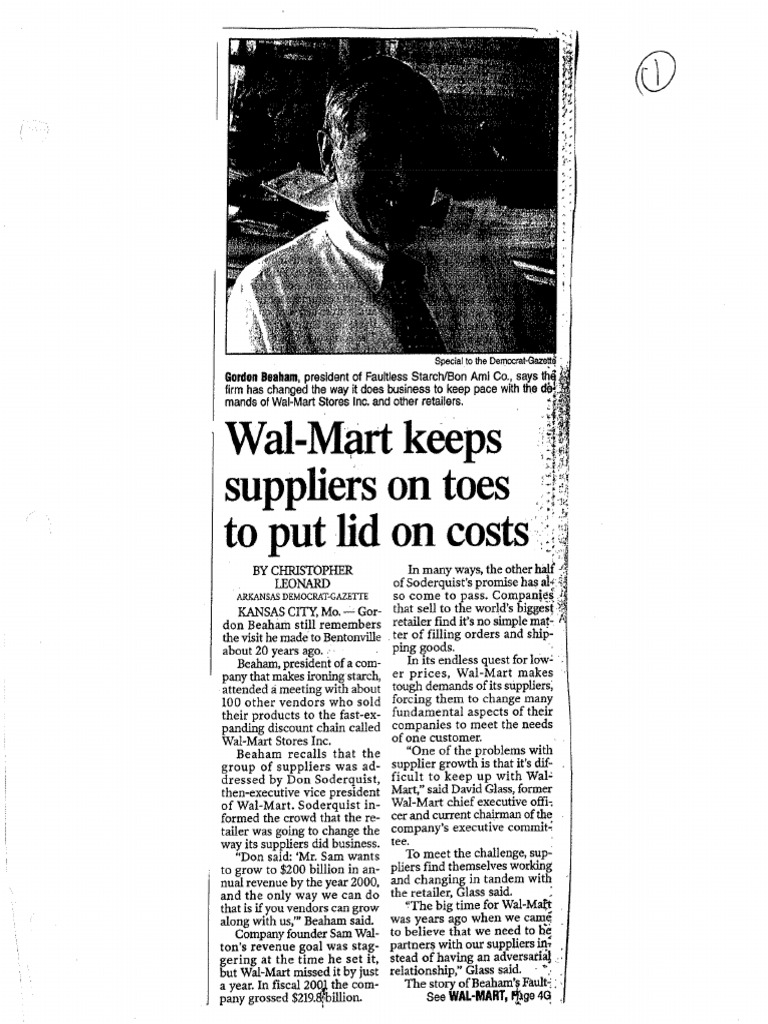 Walmart Bon-Ami Article | PDF