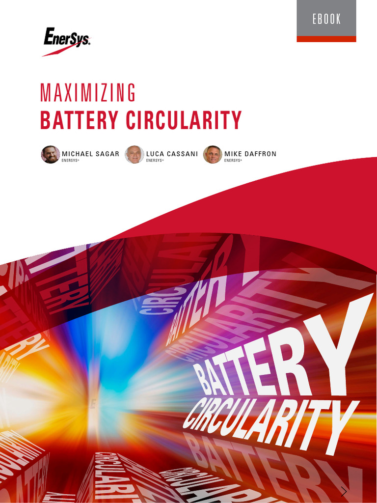 Maximizing Battery Circularity 0323 | PDF | Recycling | Science ...