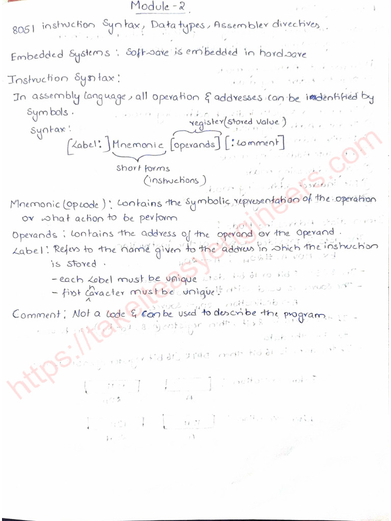 Microcontroller Module-2 (1) PDF | PDF