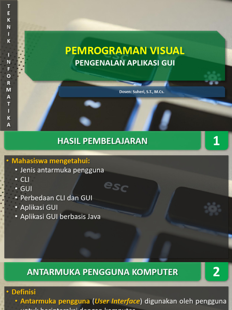 PV - M01 - Part 2 - Pengenalan Aplikasi GUI | PDF