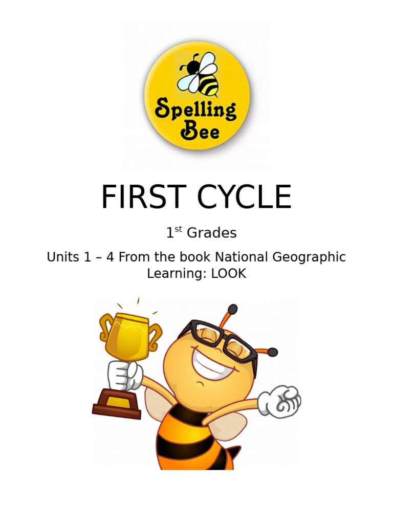 1st Grade Spelling Bee | PDF