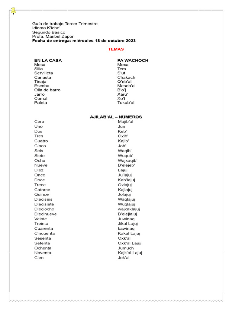 Guía1 SEGUNDO 2023 | PDF