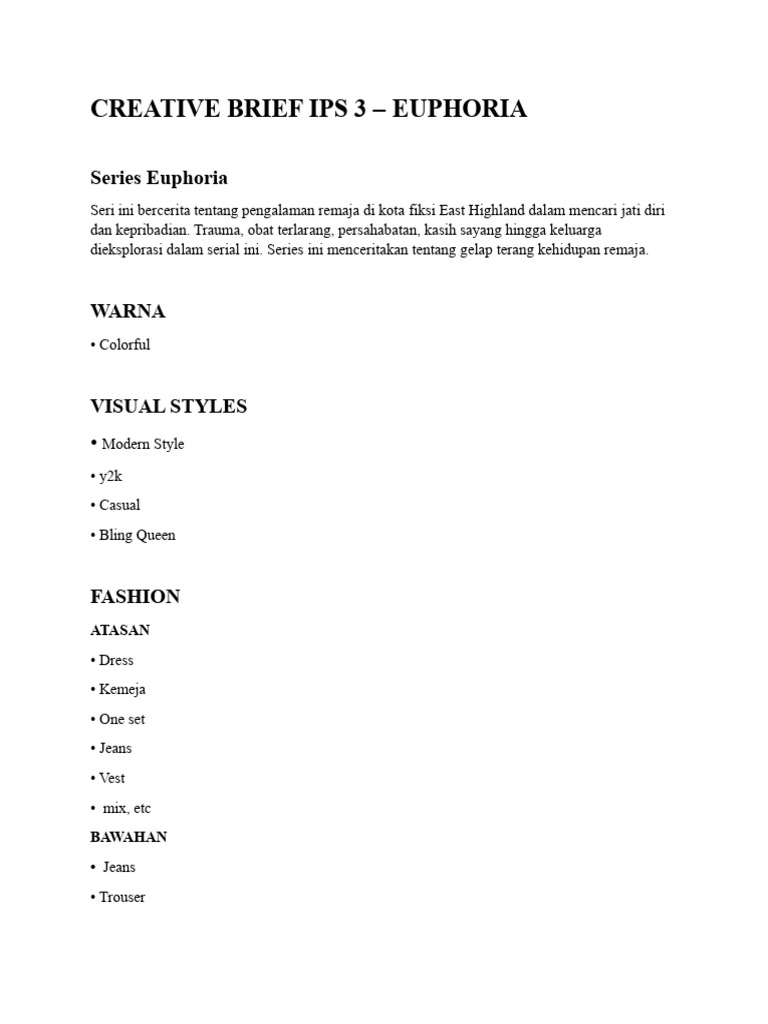 Contoh Creative Brief | PDF