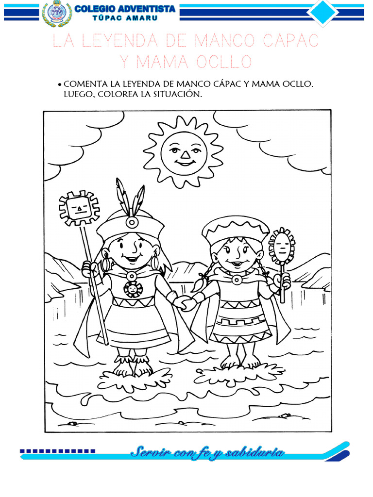 La Leyenda de Manco Capac y Mama Ocllo | PDF