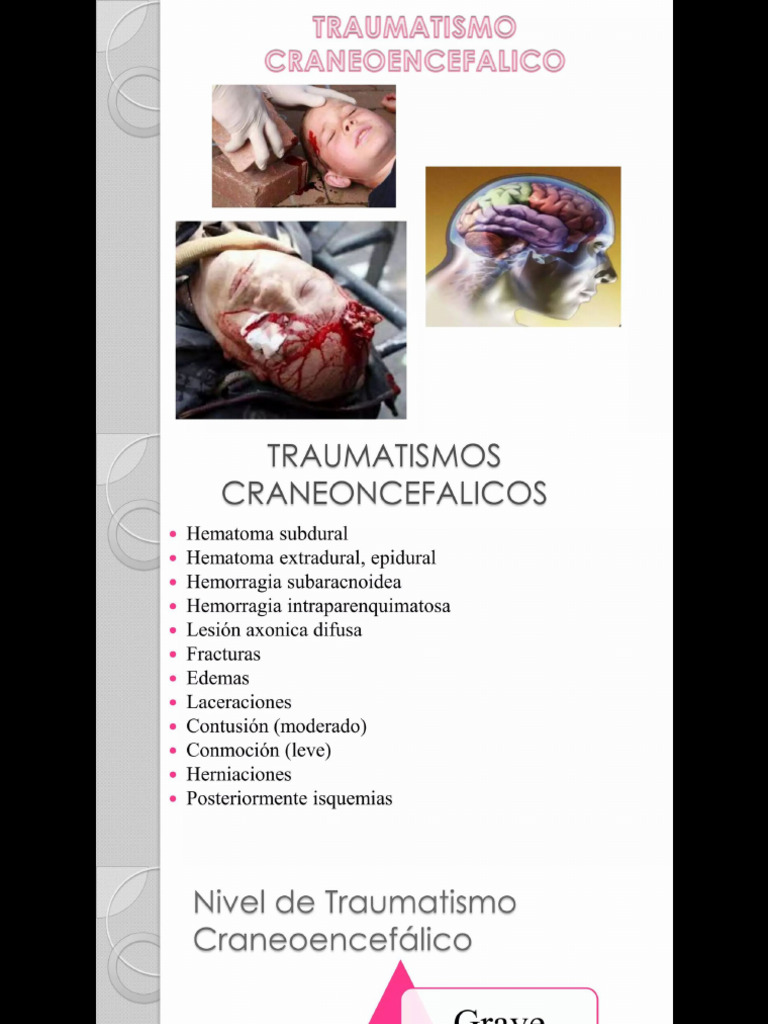 Traumatismo Craneoencefalico TCE | PDF