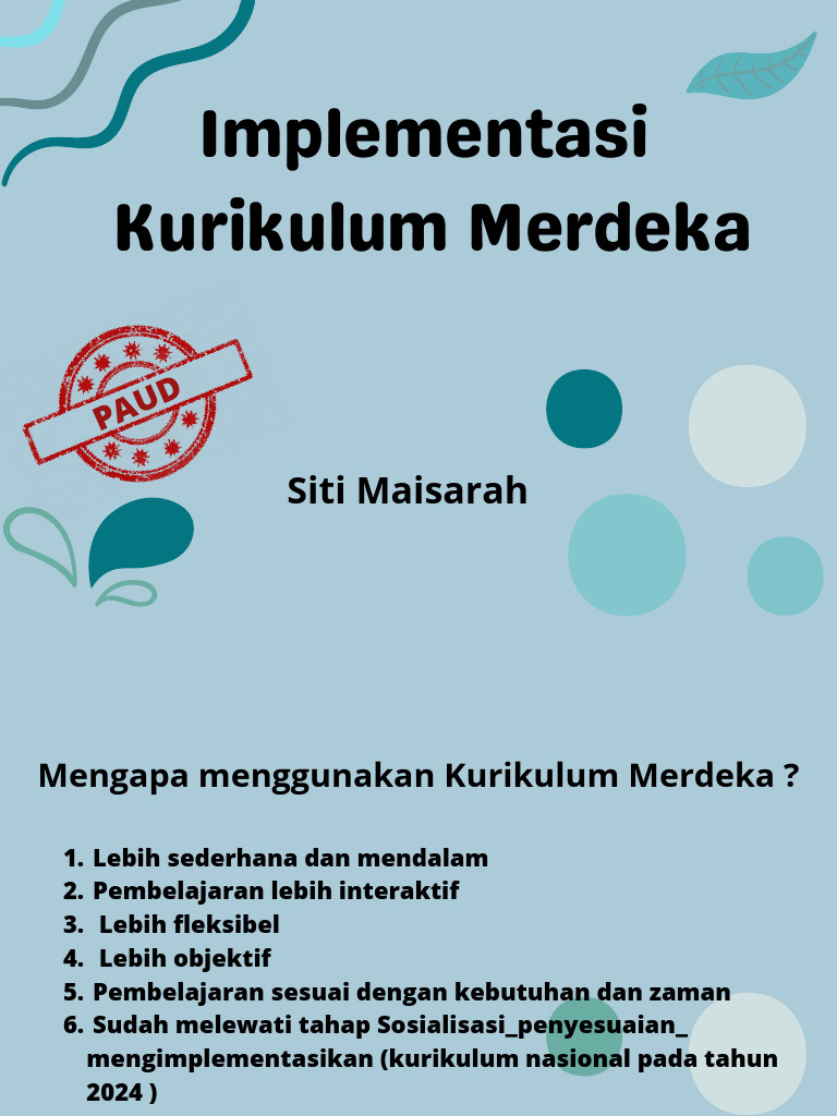 Implementasi Kurikulum Merdeka | PDF