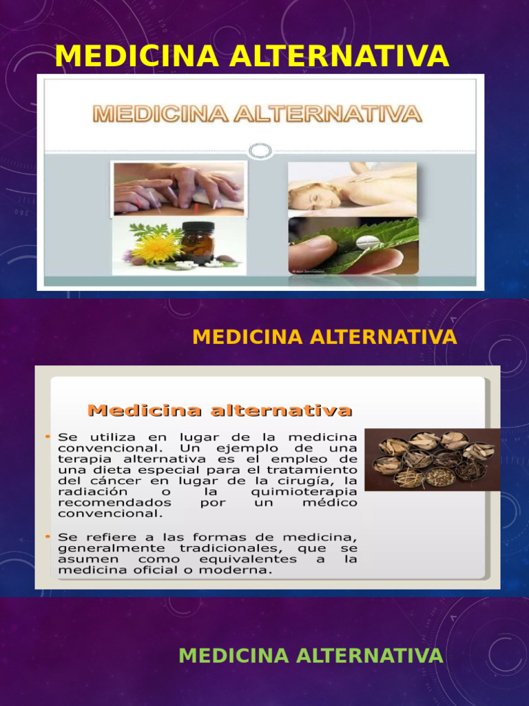 Medicina alternativa y complementaria | PDF