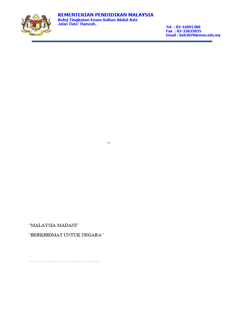 Surat Jemputan Ceramah Bomba | PDF