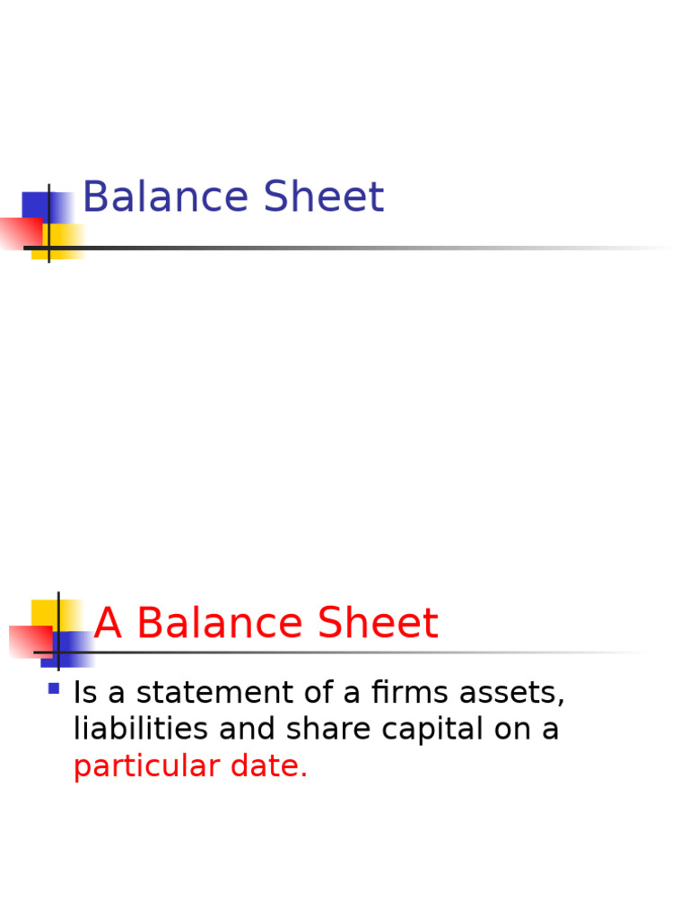 Balance Sheet Powerpoint (2) | PDF