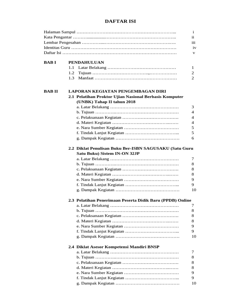 Daftar Isi | PDF