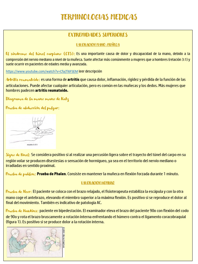 Terminos Clinicos | PDF