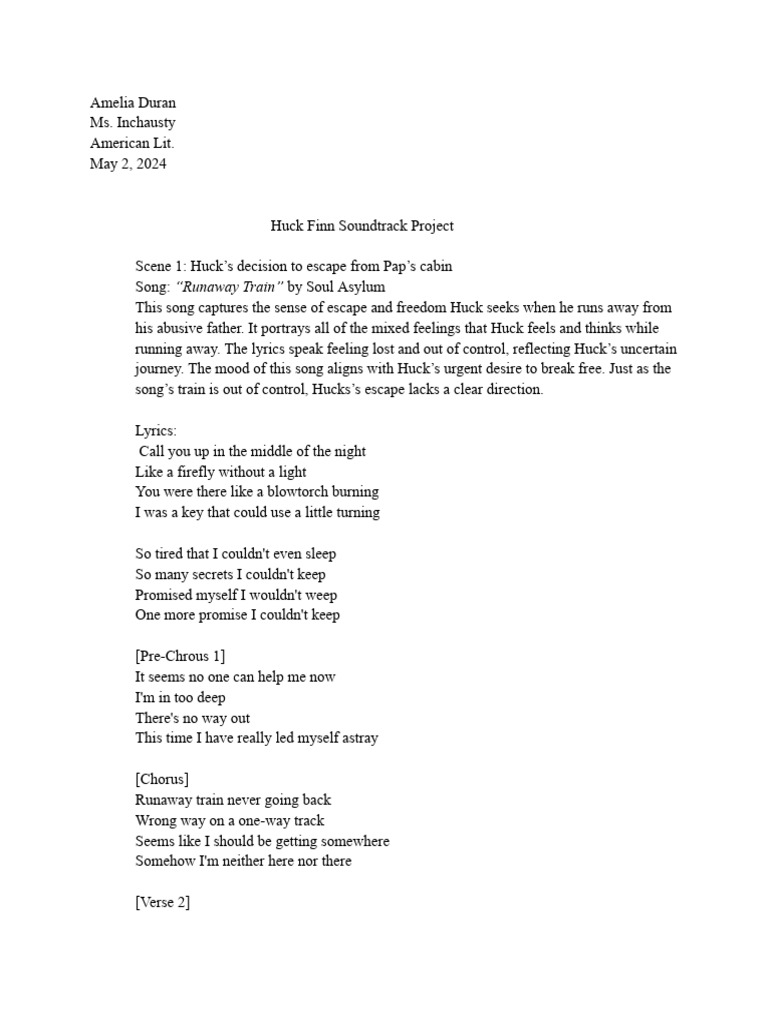 Soundtrack Project | PDF