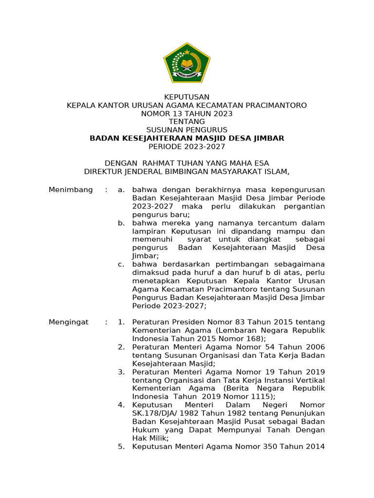 13. BKM JIMBAR | PDF