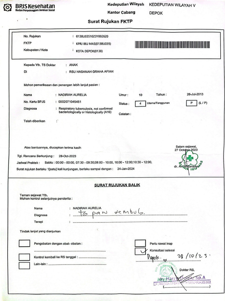 3.11.5.1 Bukti Rujukan Dan Rujuk Balik | PDF