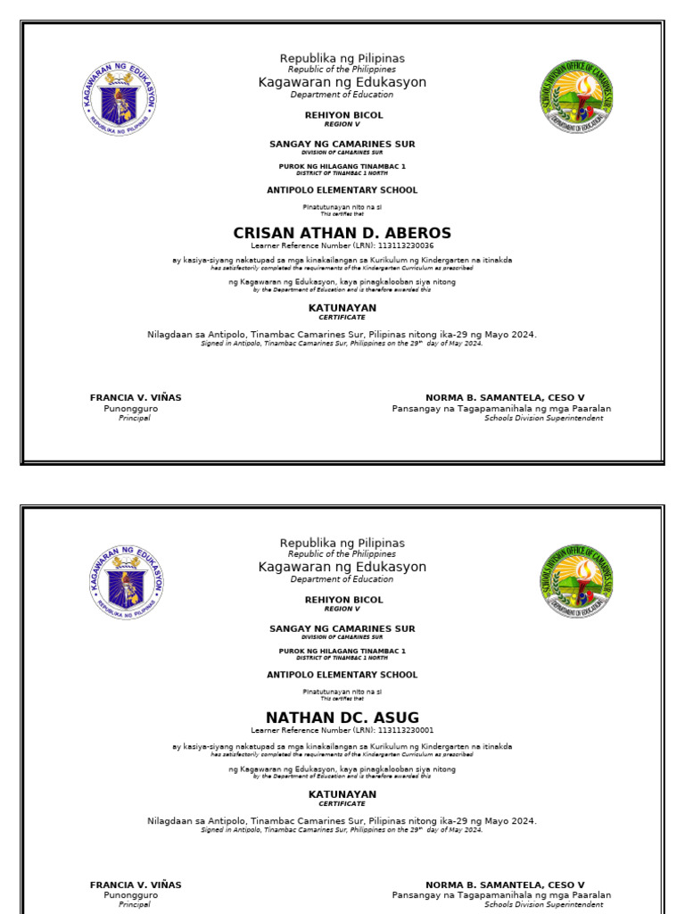 Certificates-of-Completion-and-Diploma-TEMPLATE (Autosaved) 24 | PDF