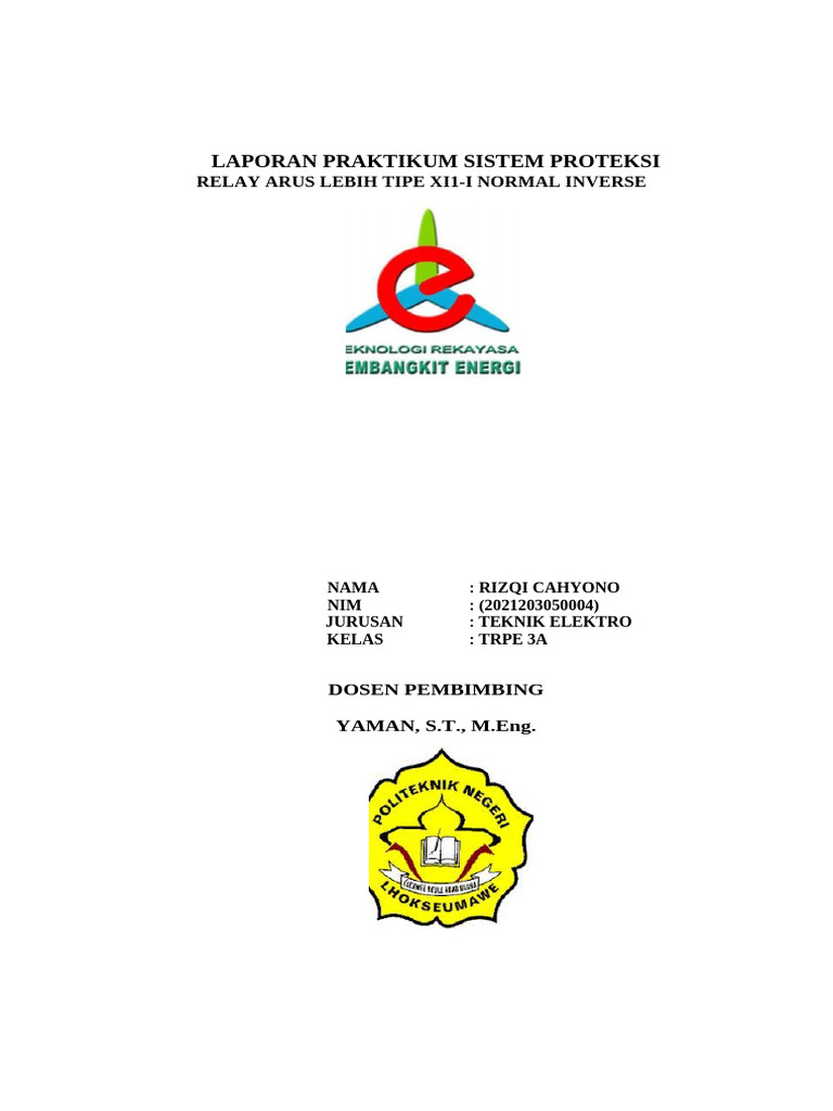 Praktikum Relay Arus Lebih Teknik Elektro | PDF | Electrical Wiring ...