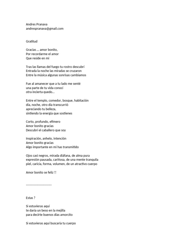 Poema 4 | PDF