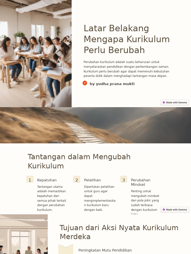 Latar Belakang Mengapa Kurikulum Perlu Berubah | PDF