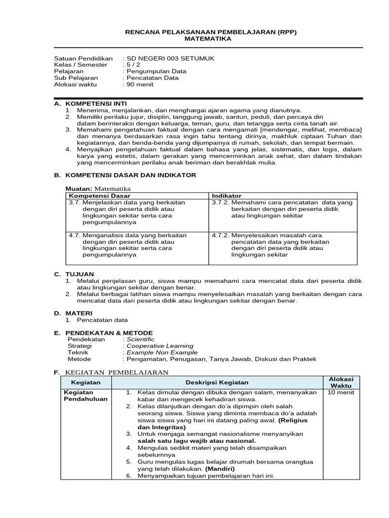 Pencatatan Data | PDF