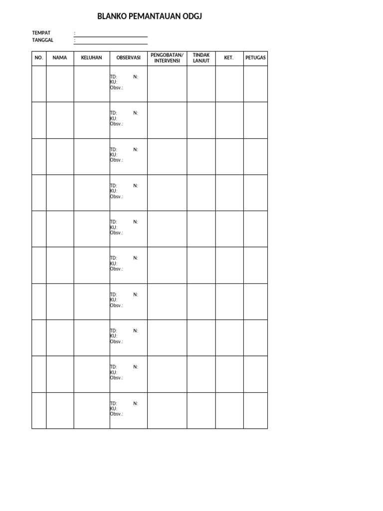 Blanko Odgj | PDF