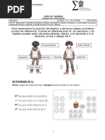2° Matemática - Guía 50 - Posición de Los Objetos y Personas. (18 ...