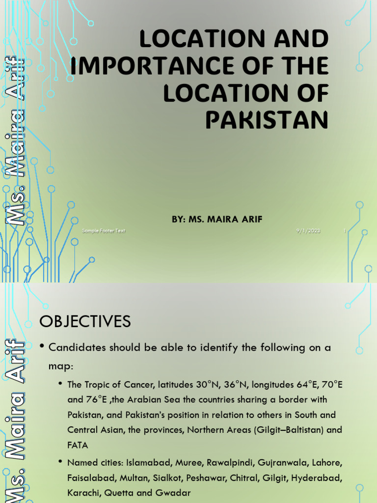 Location of Pakistannew | PDF