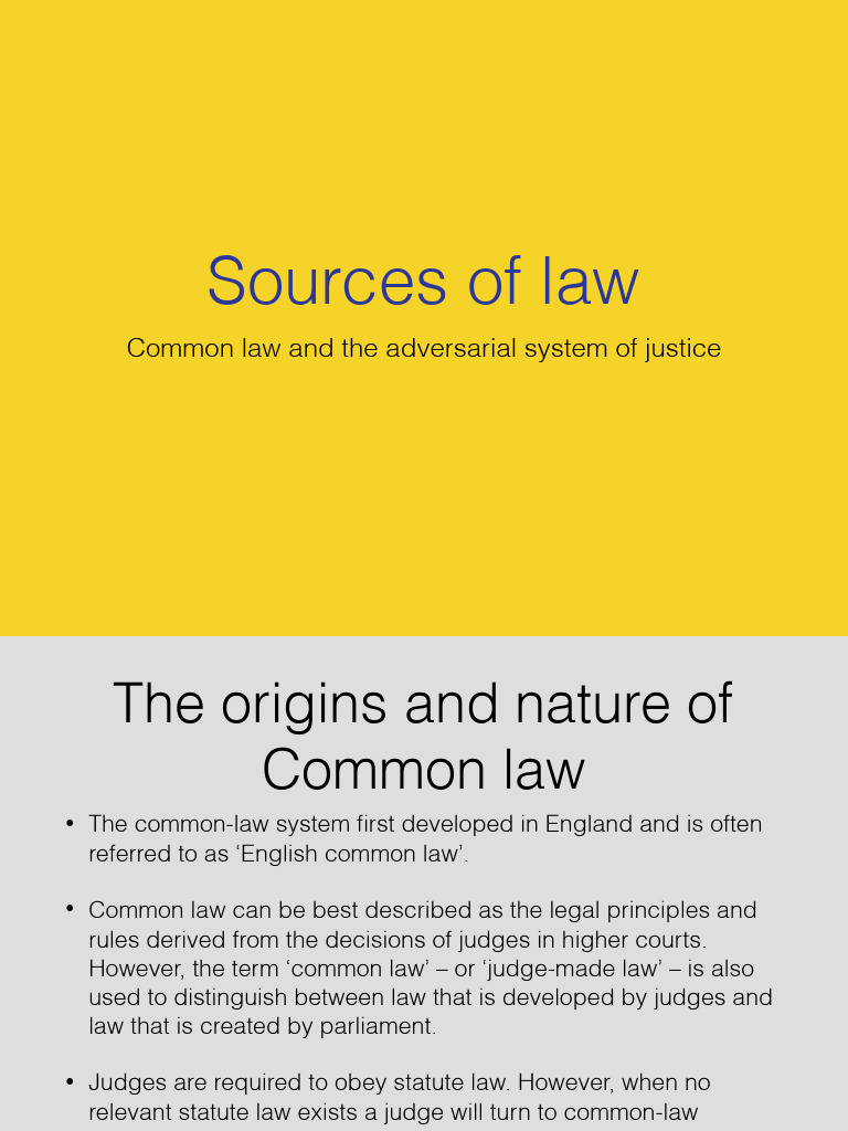Common Law PDF | PDF