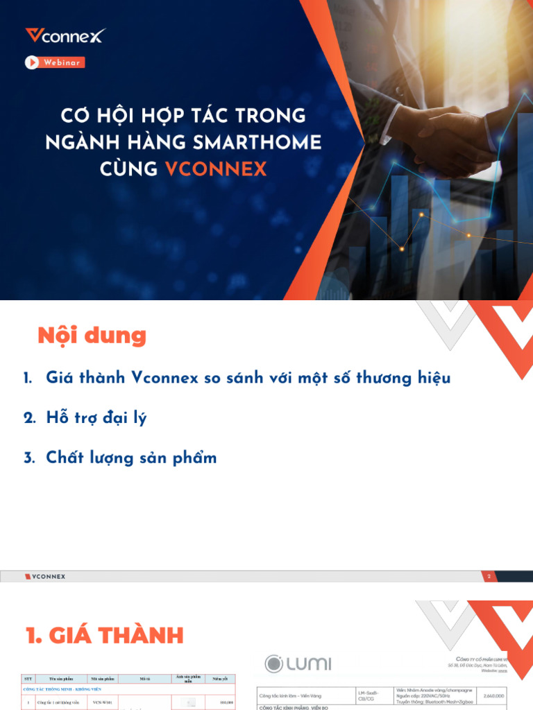 Vconnex - Cơ H I H P Tác | PDF
