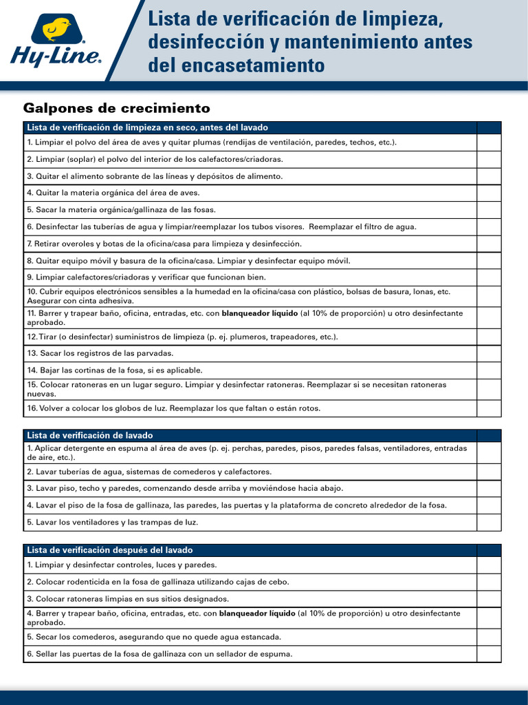 PH Checklist SPN | PDF | Agua