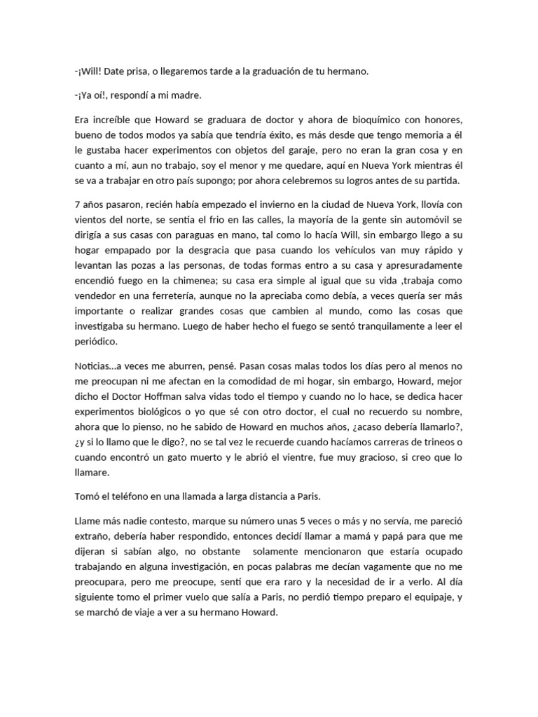 Relato De Viaje Pdf