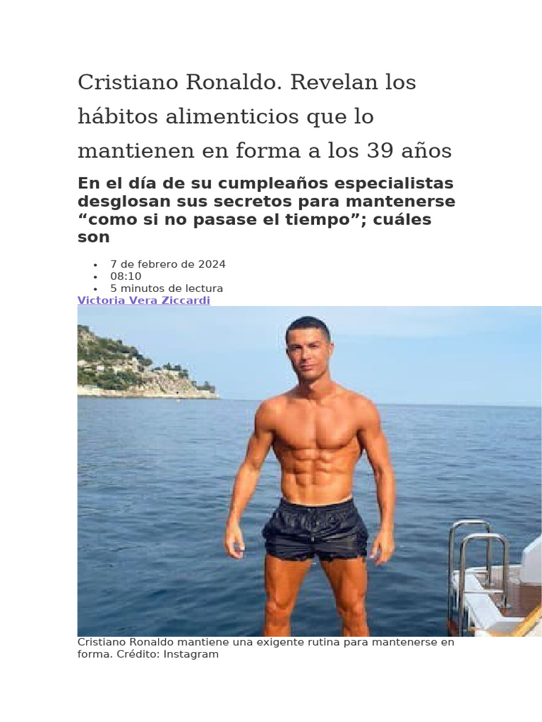 Cristiano Ronaldo | PDF