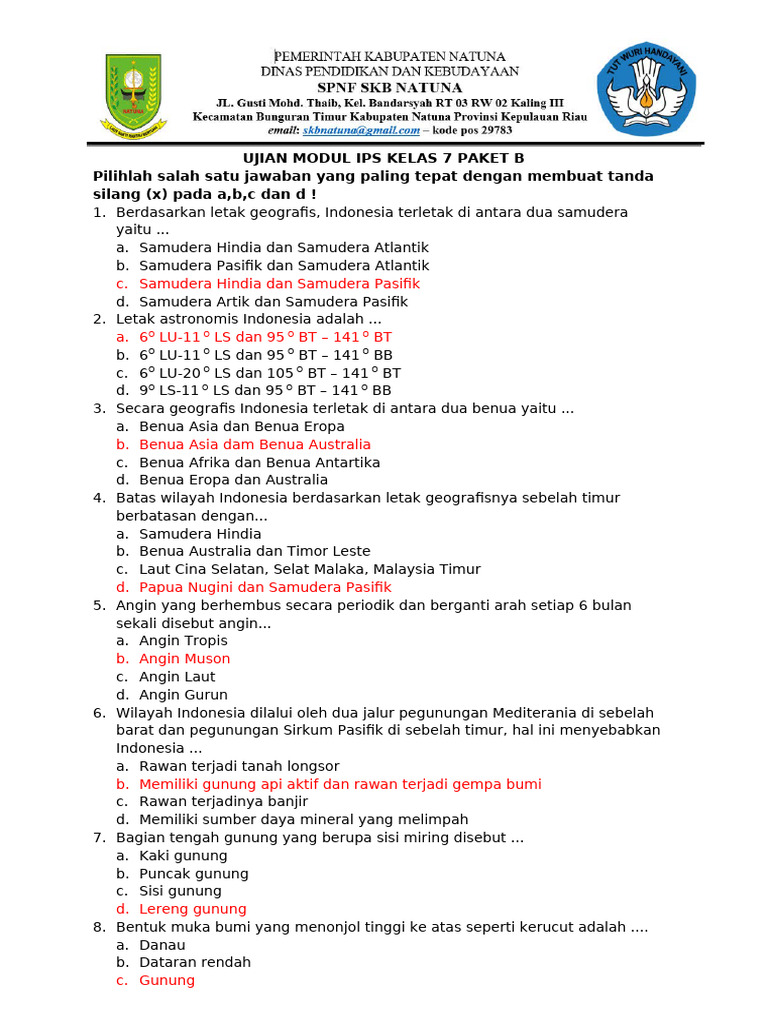 Print Tugas Paket B 7 | PDF