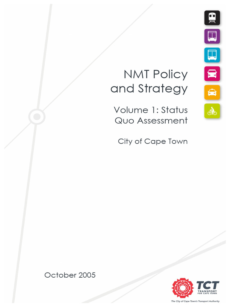 NMT Policy and Strategy Volume 1 Status Qou Assessment | PDF