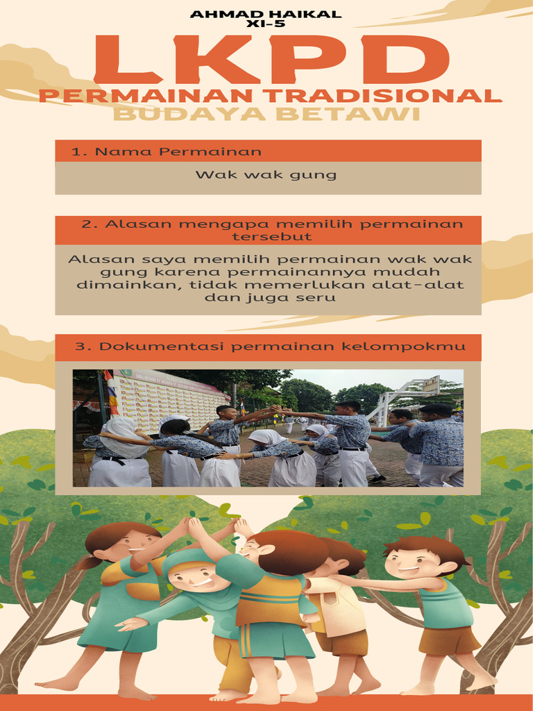 LKPD Permainan Tradisional - 20240823 - 133646 - 0000 | PDF
