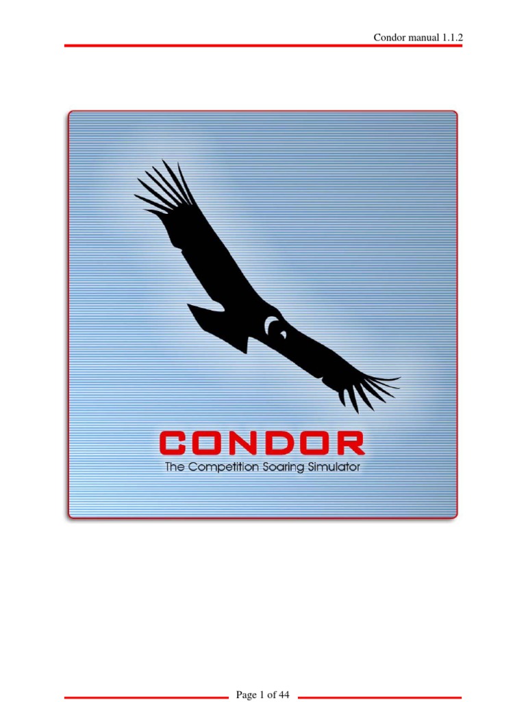 Condor Manual | PDF | Glider (Sailplane) | Gliding