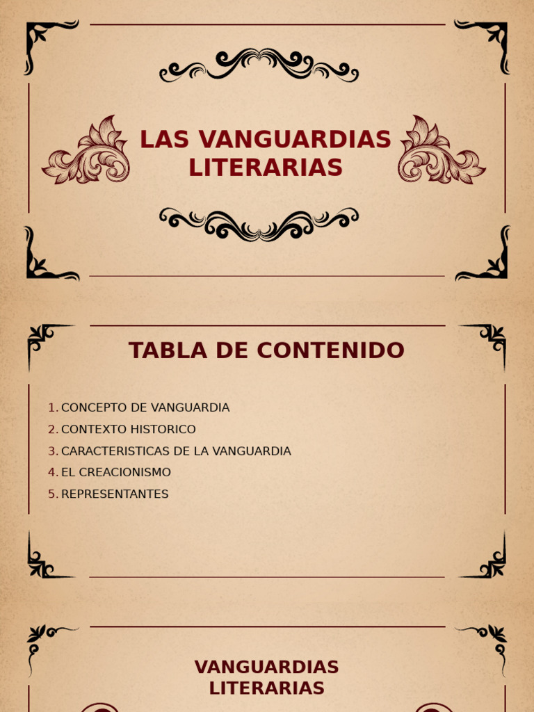 Las Vanguardias Literarias | PDF