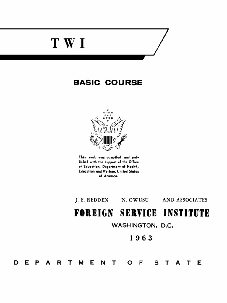 FSI - Twi Basic Course - Student Text | PDF