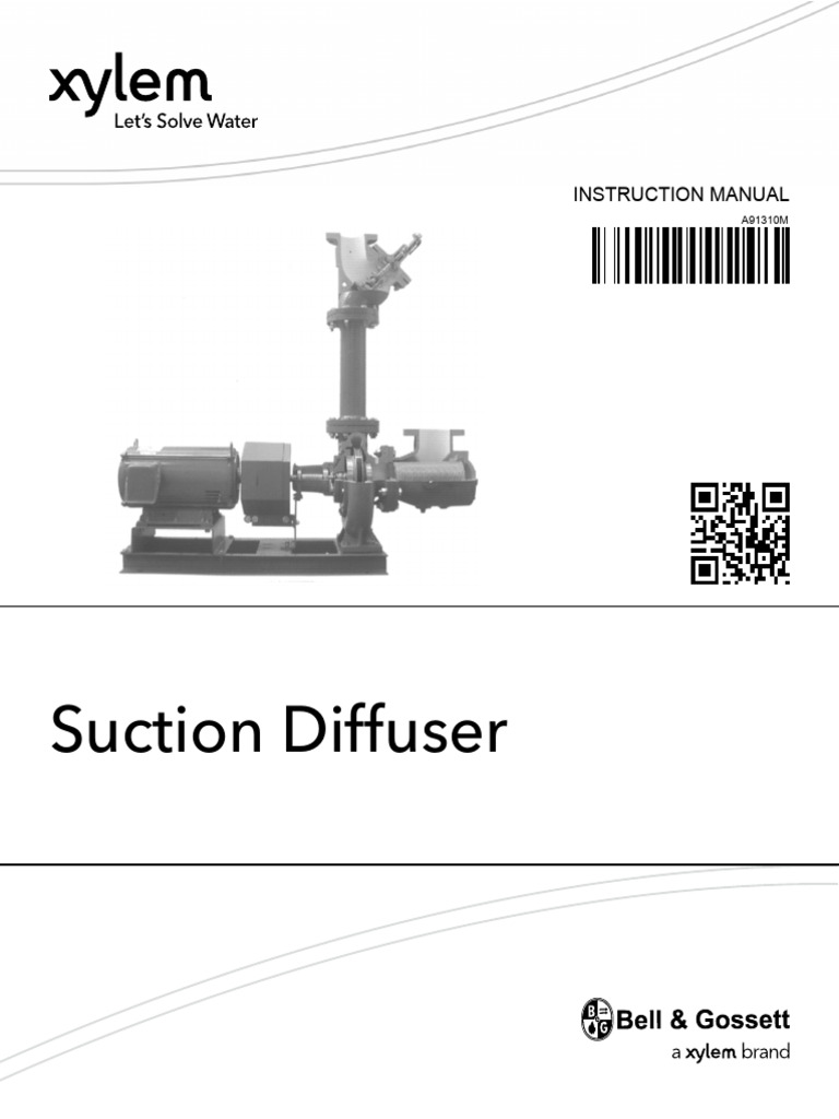 Bell & Gossett Suction Diffuser Instruction Manual | PDF