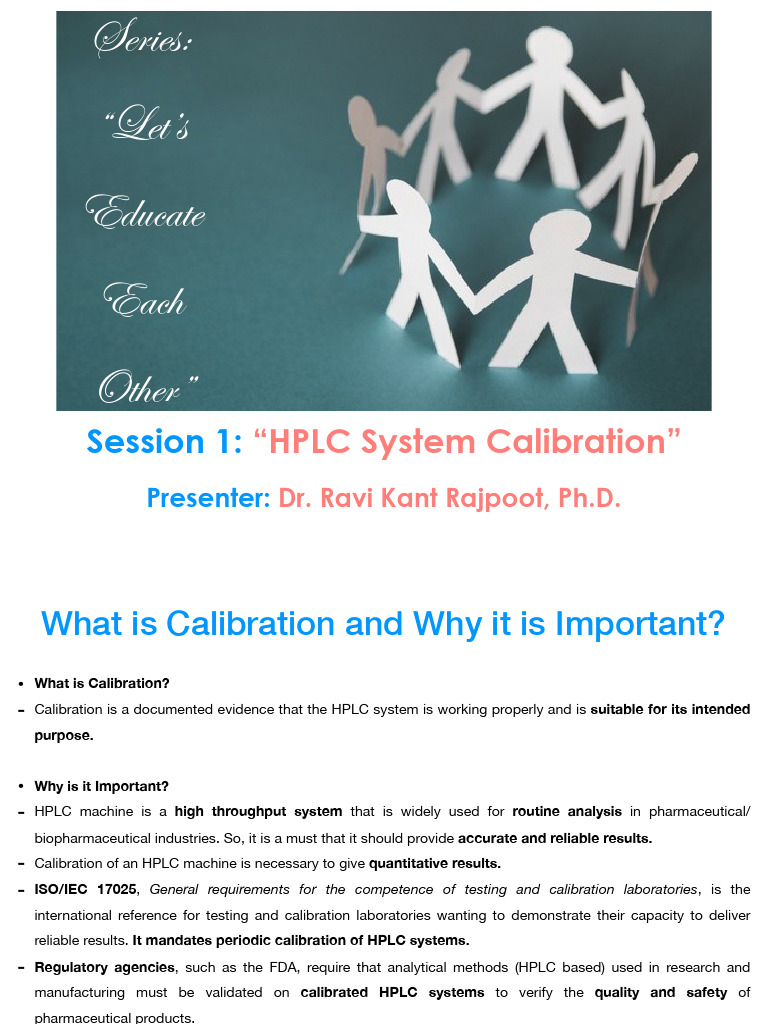 Hplc Calibration Pdf High Performance Liquid Chromatography Calibration